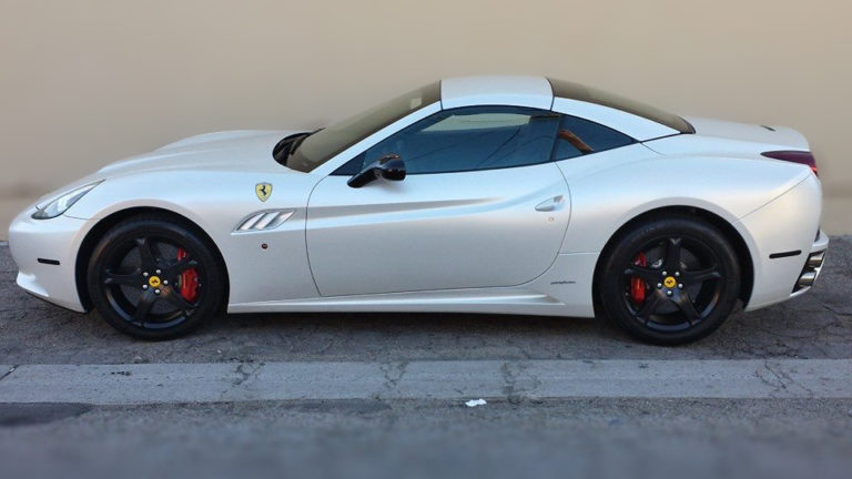 Ferrari California - (wrap with Avery satin pearl white)